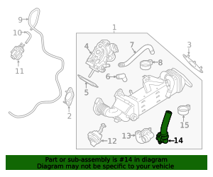 Genuine BMW 11-71-8-576-801 | Cooling Pipe | FREE Shipping on Most ...
