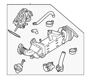 2018 BMW Egr Cooler 11718570655 | OEM Parts Online