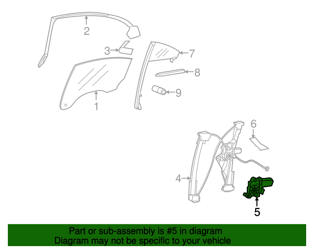 2006-2011 Mercedes-Benz Power Window Motor 219-820-06-42 ...