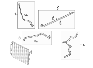 LR029192 - Rear AC Line 2005-2009 Land Rover LR3 | Land Leaping Genuine ...