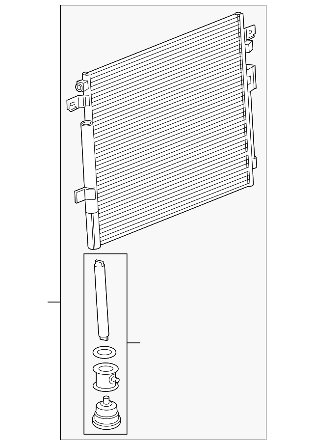 84671872 - Air Conditioning Condenser 2016-2022 GM | Group 1 Auto Parts