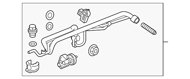 2017-2022 GM Air Conditioning Evaporator Hose 84586761 GM ...