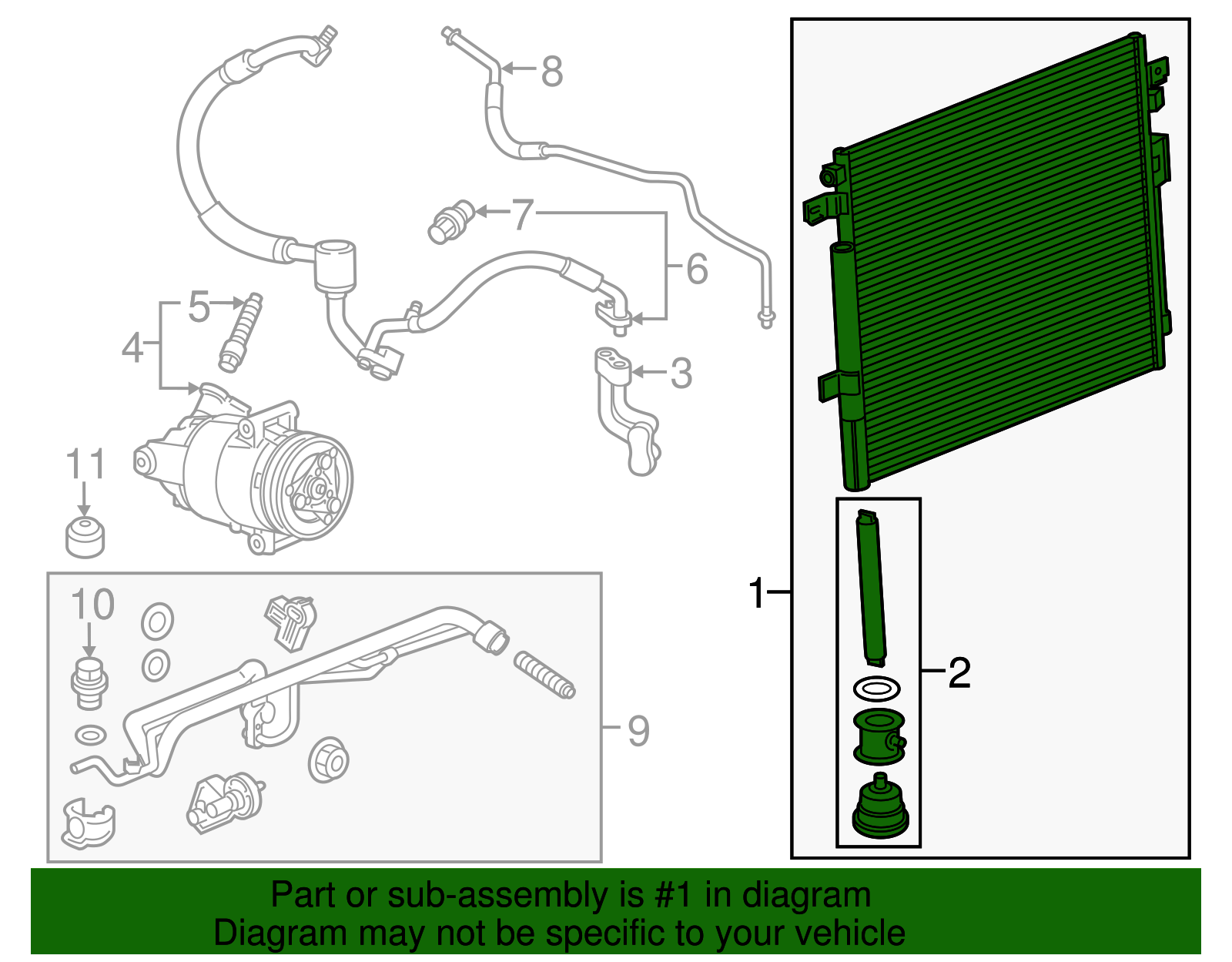 84671872 - Air Conditioning Condenser 2016-2022 GM | Gateway Buick GMC ...