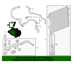 2017-2022 GM Air Conditioning Compressor Kit with Pressure Valve, Stud ...