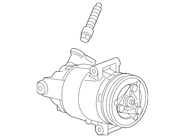 84635625 - Air Conditioning Compressor Kit with Pressure Valve, Stud ...