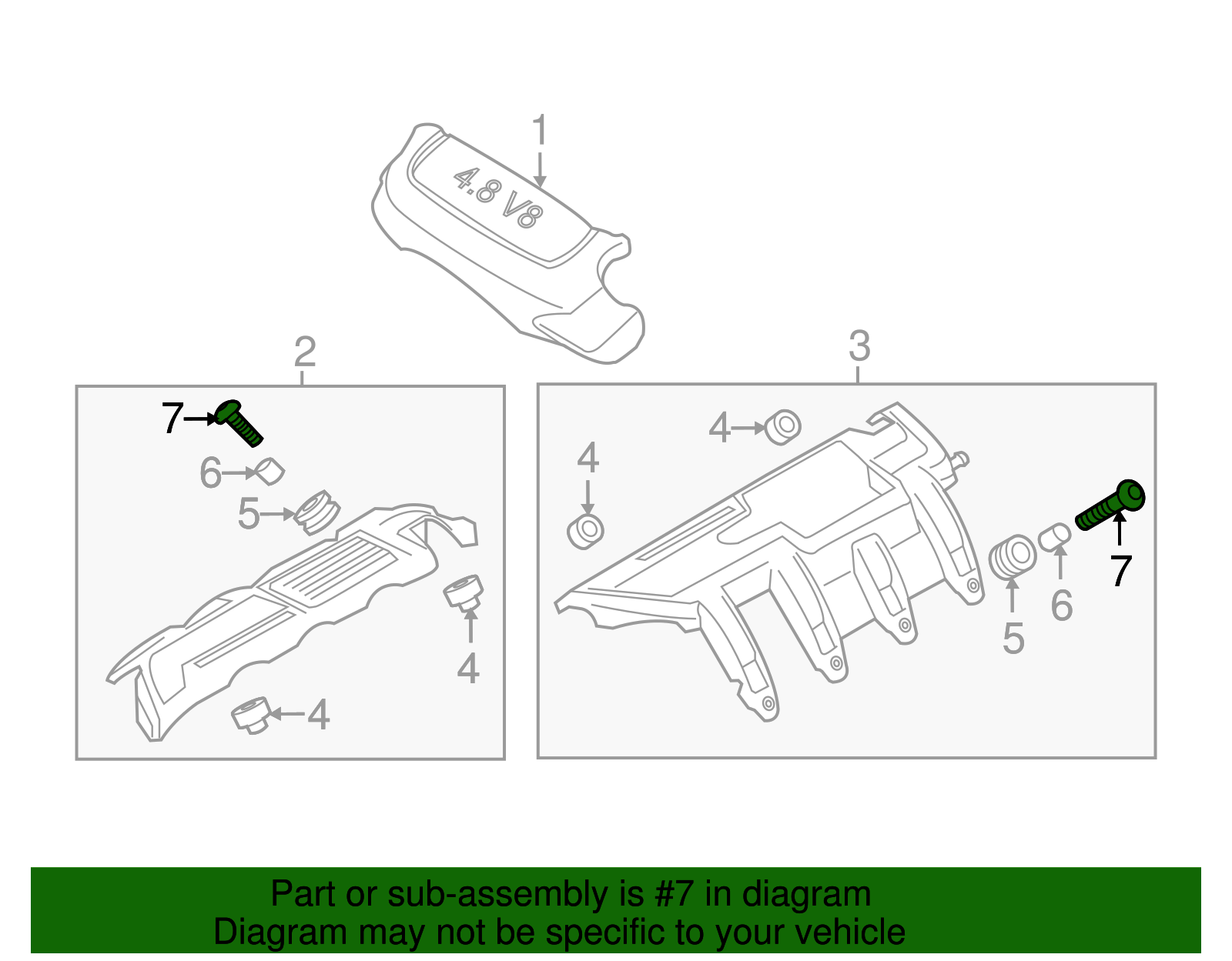 2010-2018 Porsche Side Cover Screw WHT-003-425 | Porsche Marin