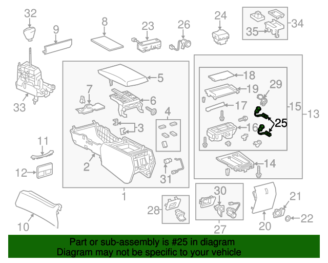 2013-2017 Lexus Power Outlet 85530-50080 | OEM Parts Online