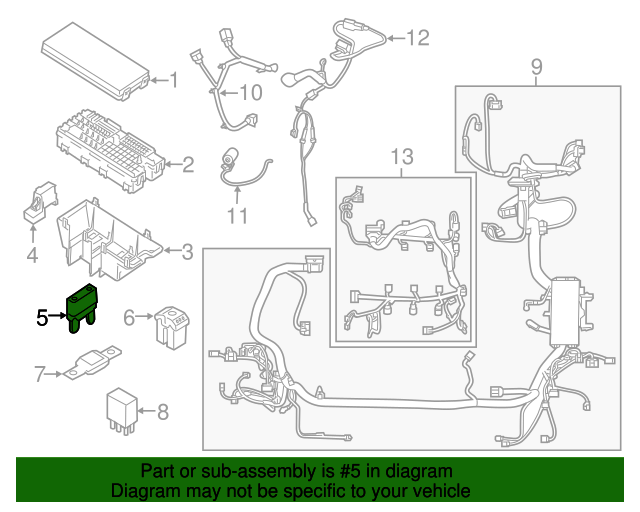 2008-2019 Ford Mini Fuse F2UZ-14526-K | QuirkParts