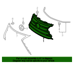 53111-78010 - Grille Assembly 2015-2017 Lexus | Lexus of Stevens Creek ...