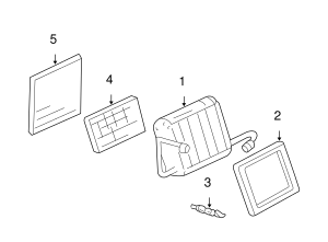 2003-2024 GM Air Conditioning Evaporator Core 23197714 GM ...