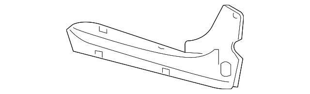 63864-3YW0A - Air Guide - 2013-2017 Nissan Juke | Nissan OEM Parts Direct