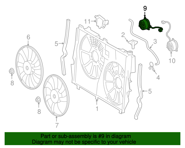 16363-31480 - Fan Motor 2013-2022 Lexus | Longo Lexus Parts