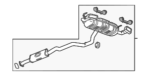 F Muffler 85154374 | GMPartsDirect.com