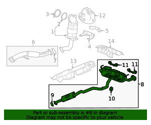 F Muffler 85154374 | GMPartsDirect.com