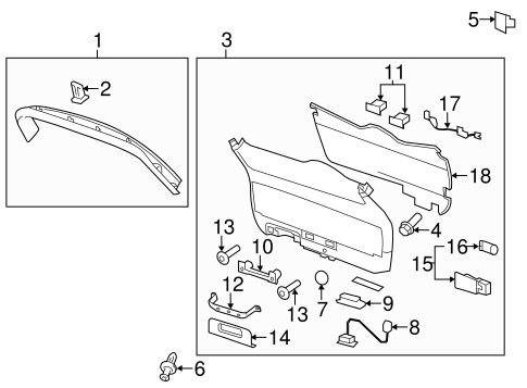 Interior Trim for 2017 Chevrolet Traverse | GM Parts Center