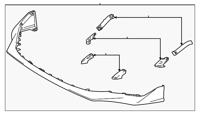 2020-2024 Lexus RC F Front Spoiler 52411-24900 | OEM Parts Online