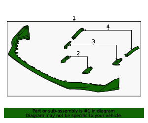 2020-2024 Lexus RC F Front Spoiler 52411-24900 | OEM Parts Online