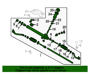 2012-2017 Hyundai Accent Gear Assembly 56500-1R101 | OEM Parts Online
