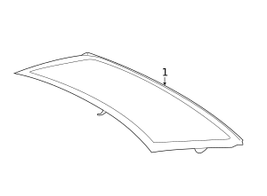 51317401462 - 2018-2019 BMW 640i xDrive Gran Turismo Back Glass (51-31 ...