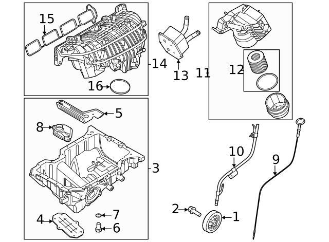 2021-2023 Genesis Oil Filter 26350-2T000 | Hyundai Parts Catalog