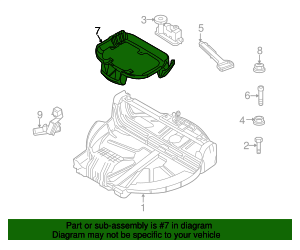51713402101 - 2004-2010 BMW X3 Center Support (51-71-3-402-101) | BMW ...