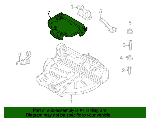 51713402101 - 2004-2010 BMW X3 Center Support (51-71-3-402-101) | BMW ...