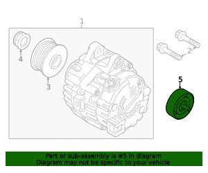 Genuine Idler Pulley for 2020-2022 Hyundai Palisade | Part# 25286-3LAA0 ...