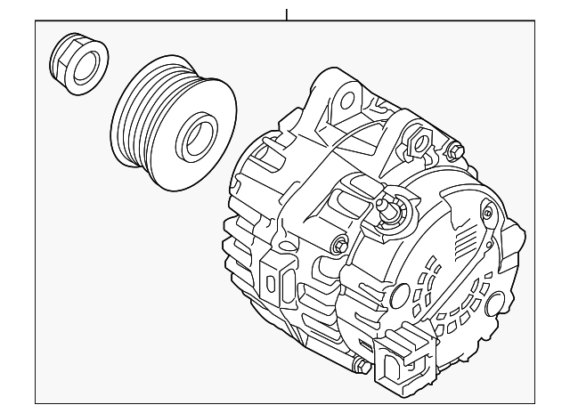 Genuine Alternator for 2020-2025 Hyundai Palisade | Part# 37300-3L060 ...
