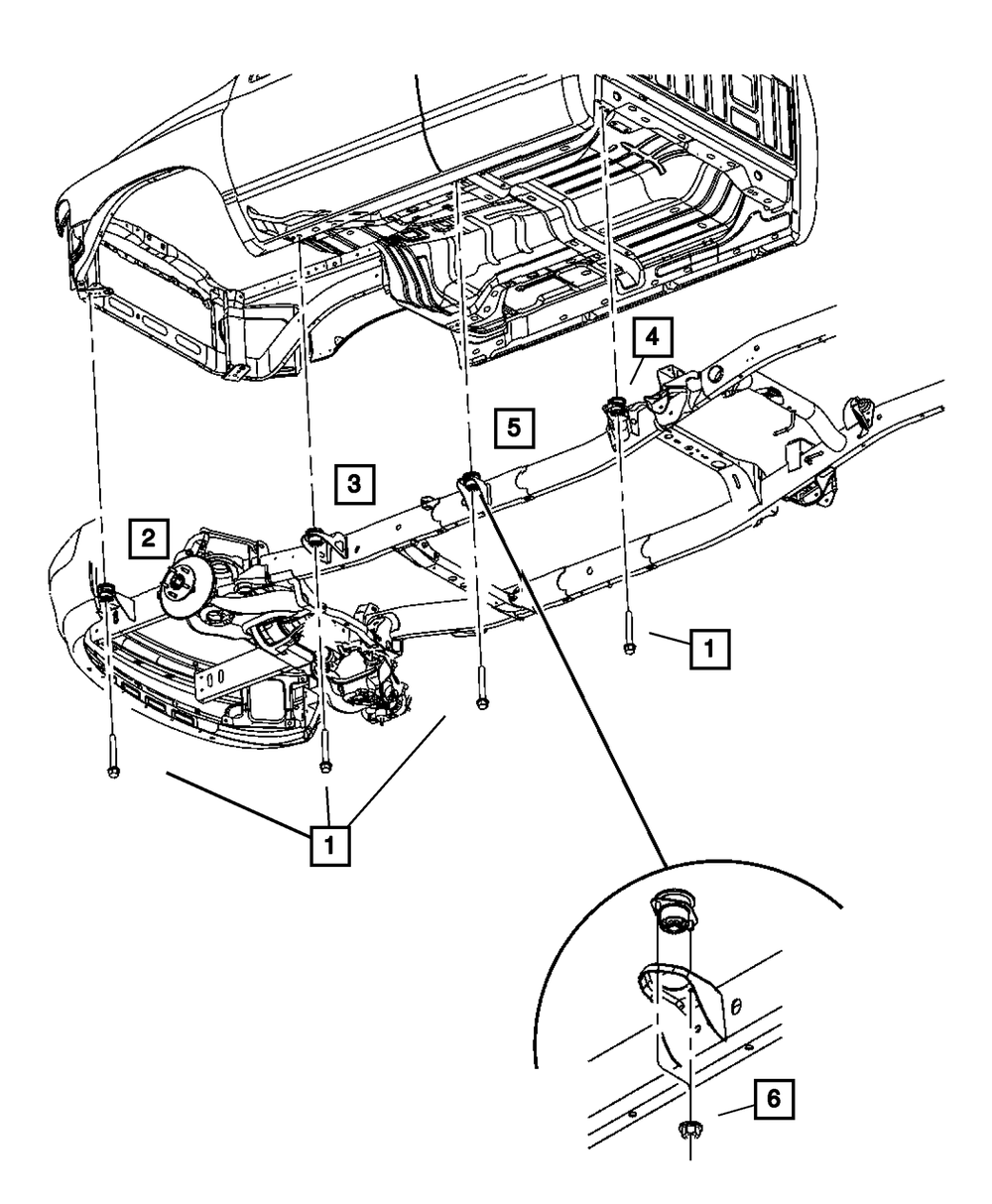 2006-2025 Mopar Hex Flange Head Screw And Washer 6508326AA | DodgeParts.com