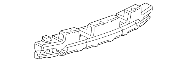 2016-2017 Chevrolet Equinox Rear Bumper Fascia Energy Absorber 23477043 ...