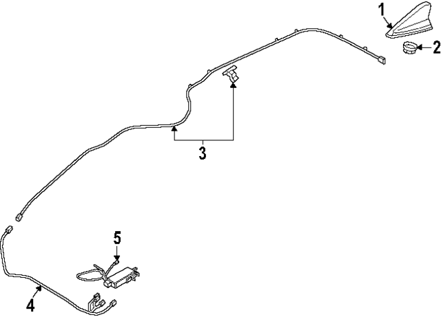 2024 Hyundai GPS Antenna 96240-BE000 | QuirkParts