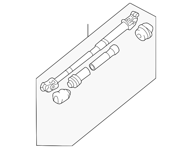 1997-2001 Mitsubishi Montero Sport Lower Joint Assembly 4401A075 ...