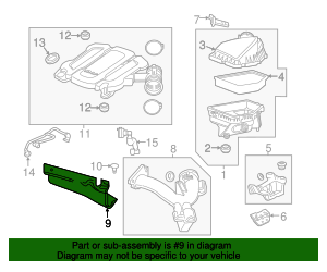 2018-2020 Buick Regal Sportback Intake Air Splash Shield 84194638 ...