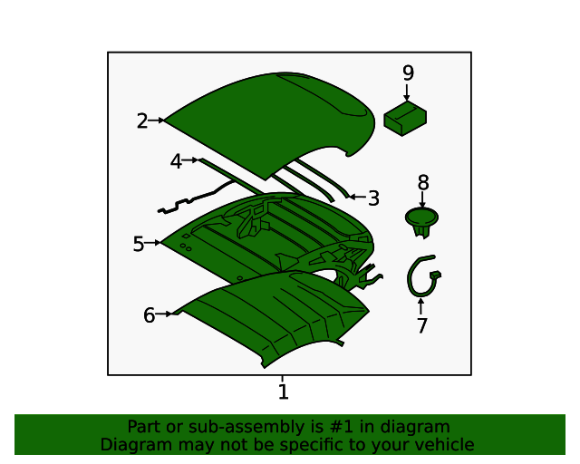 Genuine BMW 54-34-9-448-941 | Top Assembly | FREE Shipping on Most ...