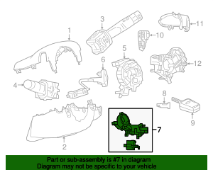 42556926 - Ignition and Start Switch Housing 2016-2020 Chevrolet Spark ...