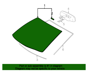 Toyota Windshield 56101-12510 | Auto Parts