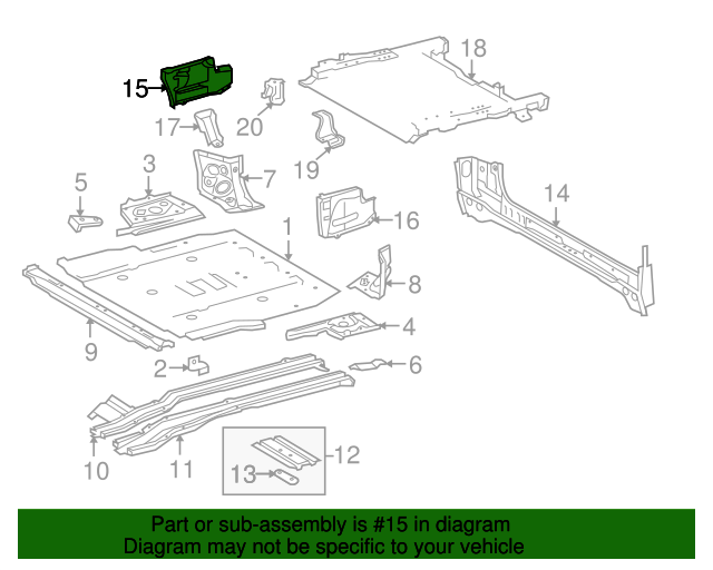 2003-2020 Toyota 4Runner Side Extension 58316-35040 | Toyota Parts Center