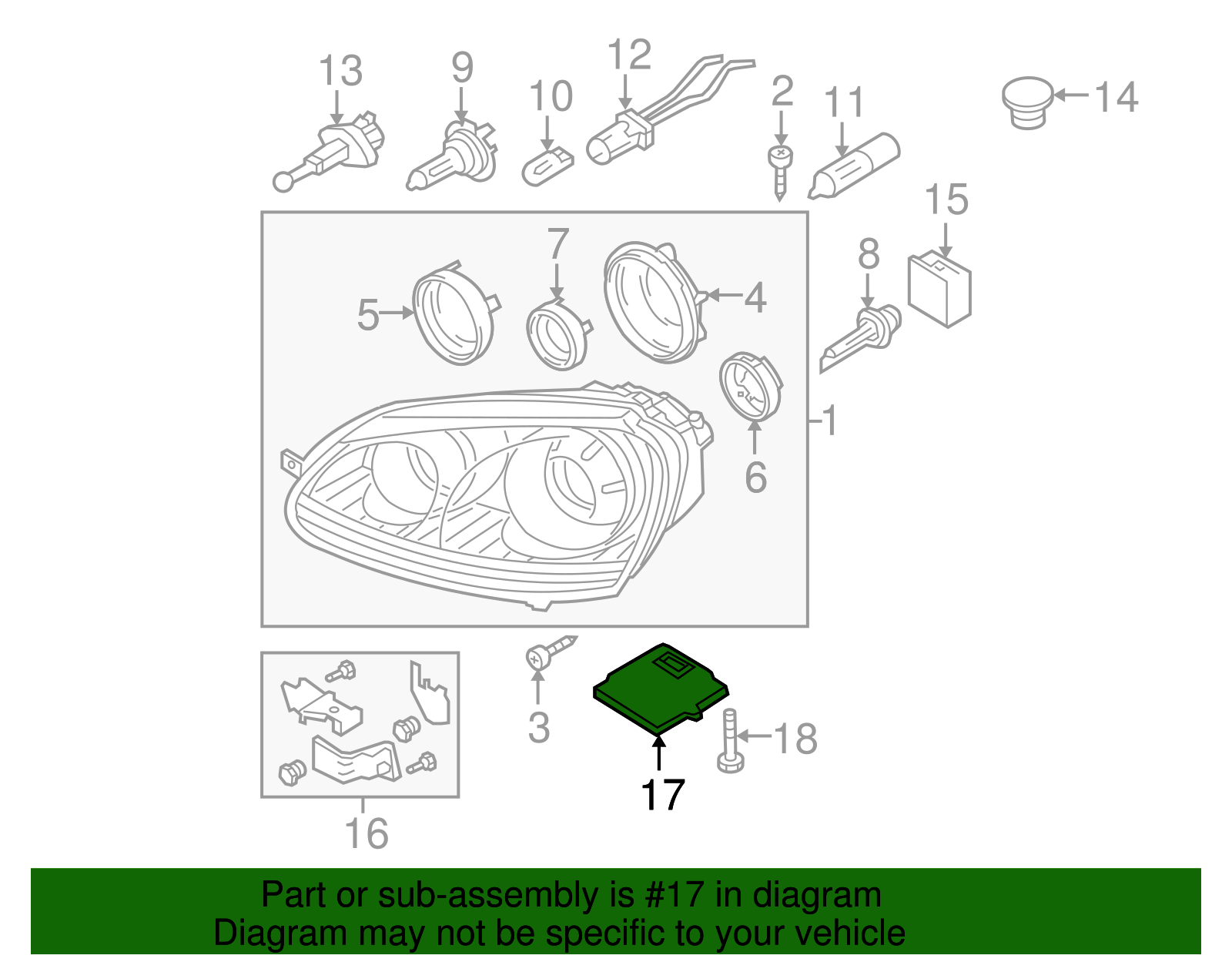 2005-2010 Volkswagen Control Module 1T0-907-391 | VW Direct Auto Parts