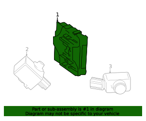 Genuine Toyota Control Module part# 89340-42060 for 2019-2023 Toyota ...