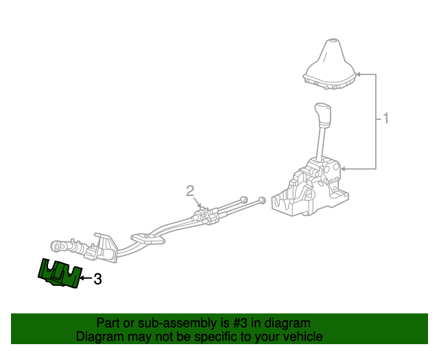 2016-2022 Chevrolet Spark Manual Transmission Selector and Shift Lever ...