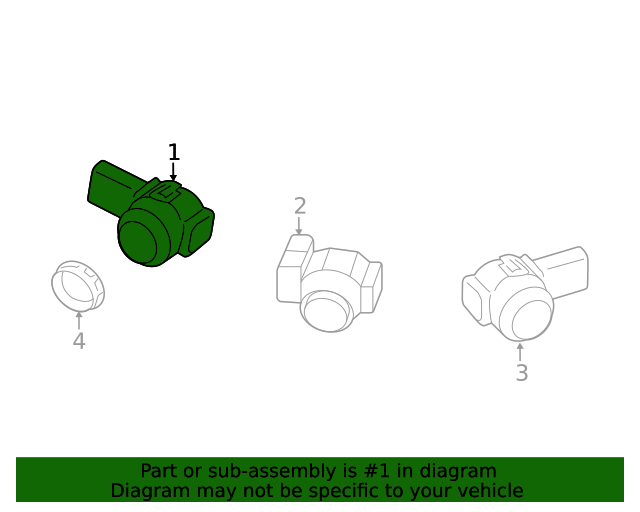 66209826981 - 2020-2023 BMW Park Sensor (66-20-9-826-981) | BMW of ...