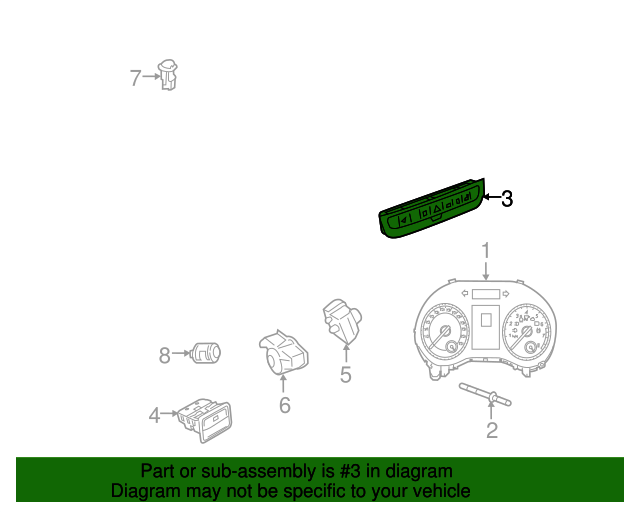 246-905-31-02-9107 - Multi Switch 2014-2016 Mercedes-Benz ...
