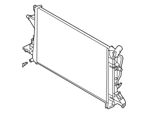 Hyundai - 25310-AA000 - Radiator - 2021-2024 Hyundai Elantra | OEM ...