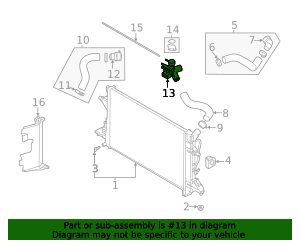 2021-2023 Hyundai Elantra Engine Coolant Filler Neck 25329-AA000 ...