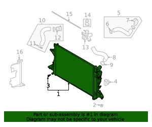 2021-2025 Hyundai Elantra Radiator 25310-AA000 | OEM Parts Online