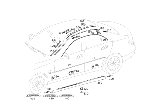 Exterior Detachable Parts for 2014 Mercedes-Benz C 300 | Mercedes-Benz ...