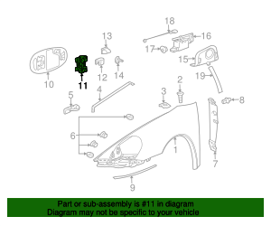 1997-2013 Porsche Fuel Door Hinge 997-201-063-00 | Porsche Marin