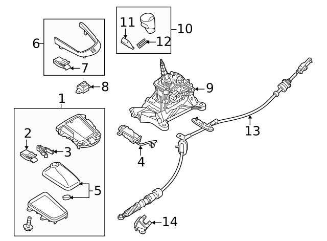 2016-2020 Toyota Gear Shift Assembly 33530-WB004 | Sparks Parts
