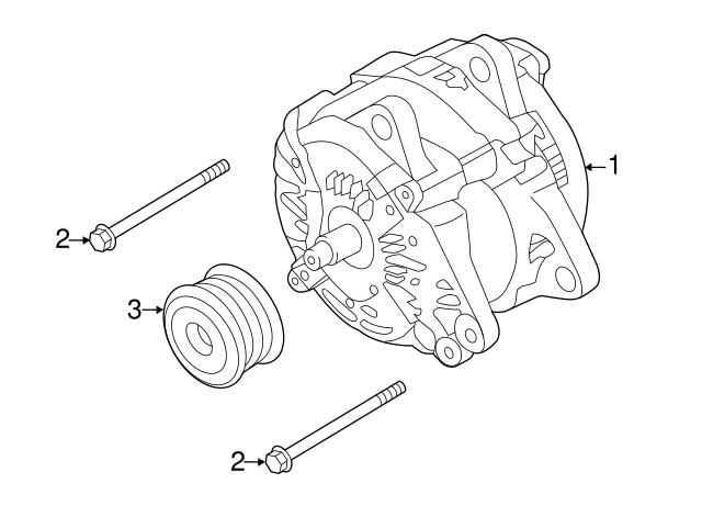 2015-2018 Porsche Alternator 7PP-903-016-CX | OEM Parts Online