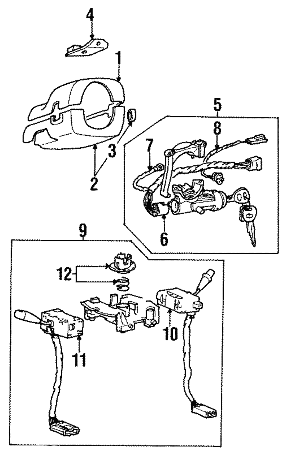 1995-1998 Hyundai Accent Column Cover Bracket 84793-22500 | OEM Parts ...